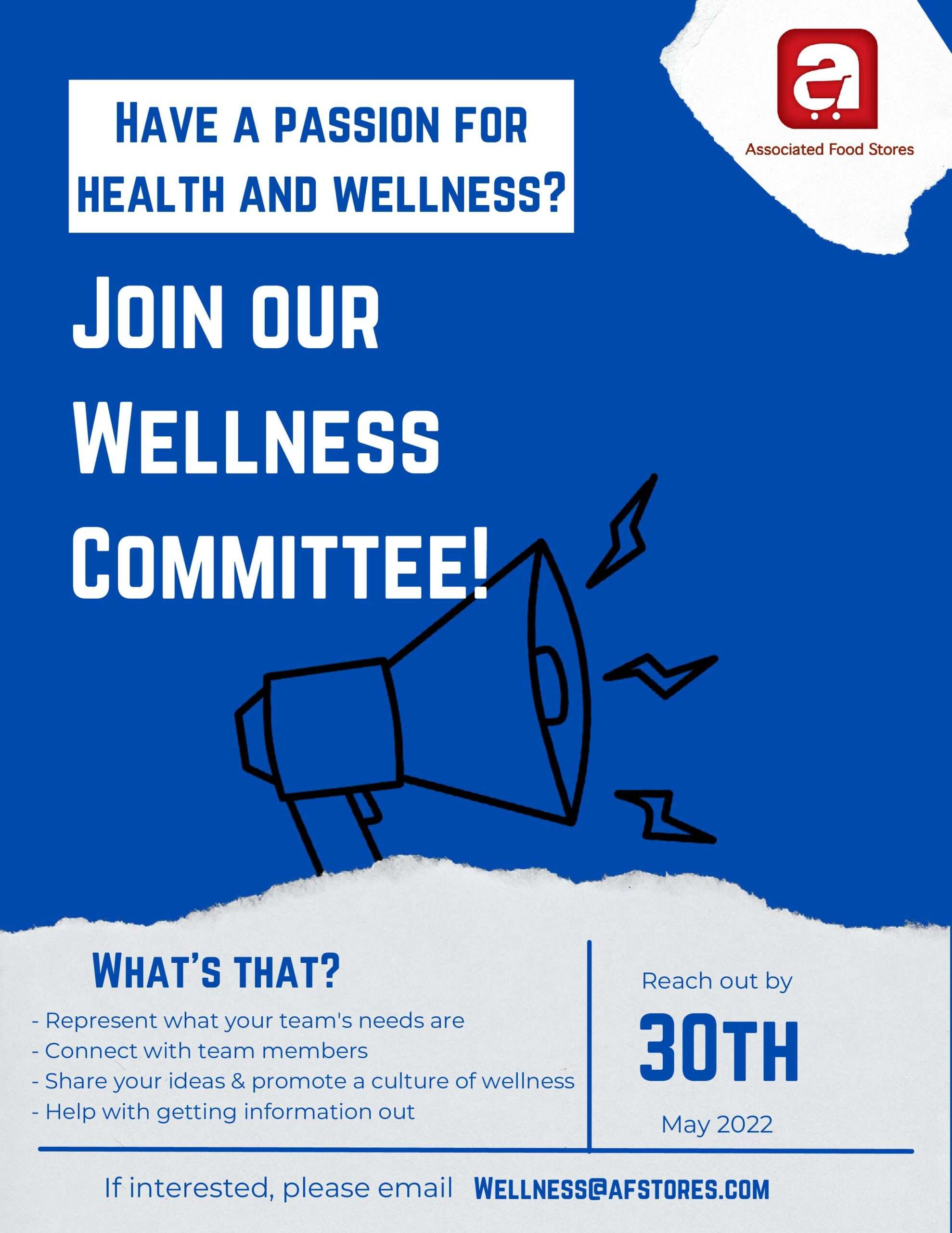 Join the Wellness Committee - Associated Food Stores